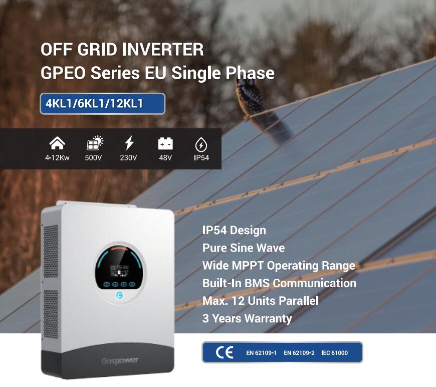 China 12kW Single Phase Off-grid Solar Inverter Built-in MPPT 27/13(MAX:40A) Manufacturer ...